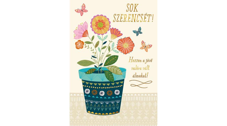 Képeslap - Sok szerencsét Képeslap - Sok szerencsét